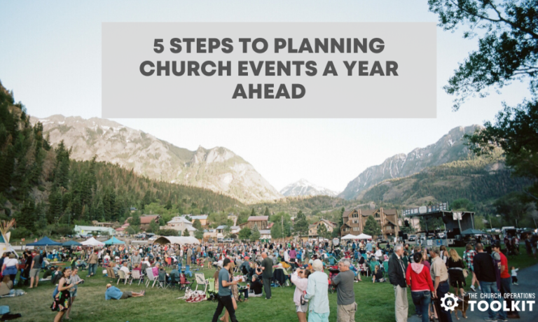 How to Budget for Church Events in 3 Easy Steps - Church Operations Toolkit