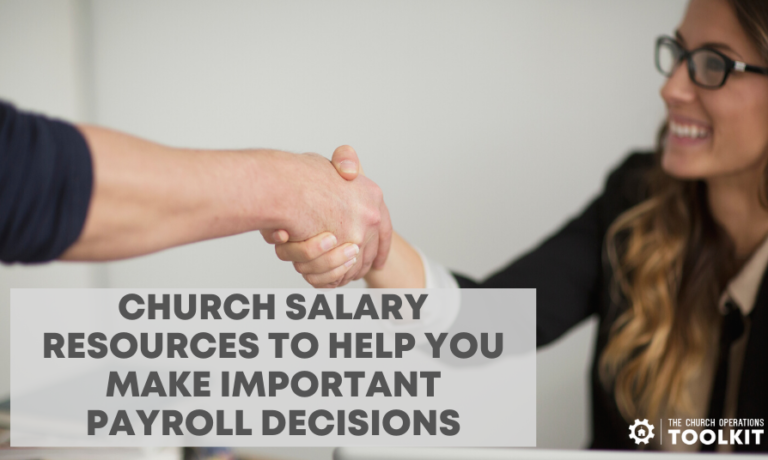 Church Salary Resources to Help You Make Important Payroll Decisions ...